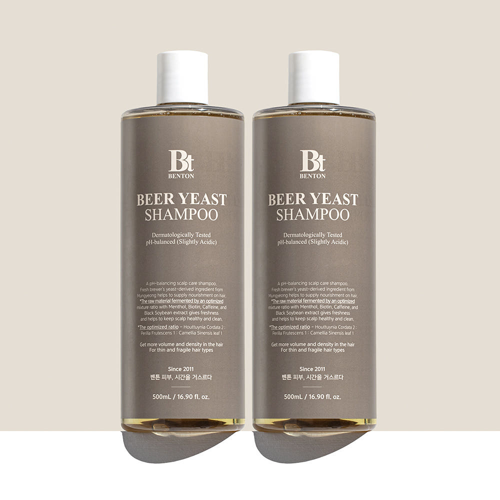 Benton Beer Yeast Shampoo 500ml Double Pack – Soonsu Beauty